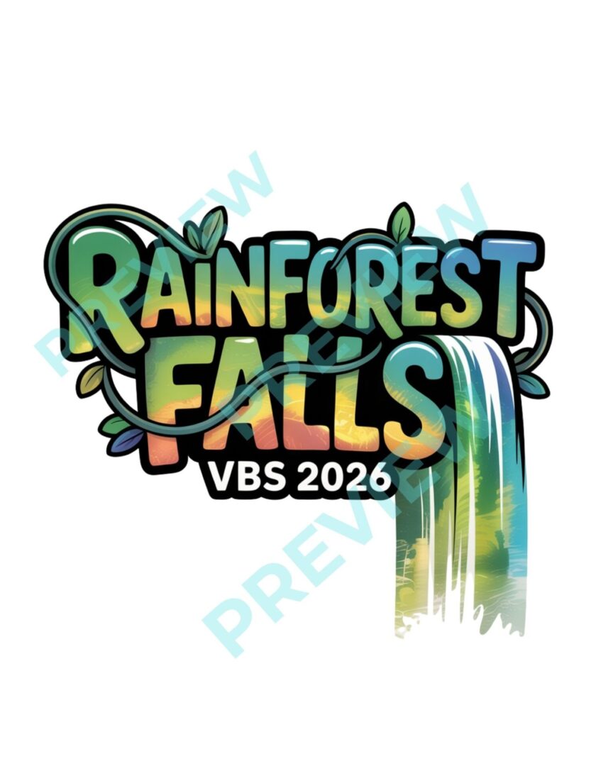 Rainforest Falls VBS 2026 Waterfall Title Graphics Design – BibleBunch ...